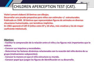 PRESENTACION DEL TEST DE CAT, DE PSICOLOGIA | PPTX