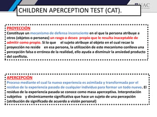 PRESENTACION DEL TEST DE CAT, DE PSICOLOGIA | PPTX