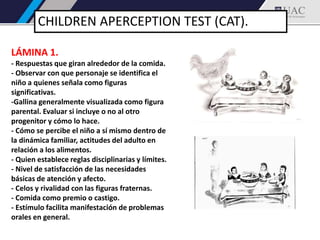 PRESENTACION DEL TEST DE CAT, DE PSICOLOGIA | PPTX
