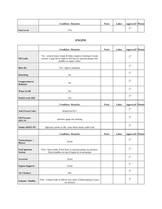 CAT D8L 53Y02304 CRAWLER DOZER INSPECTION REPORT | PDF