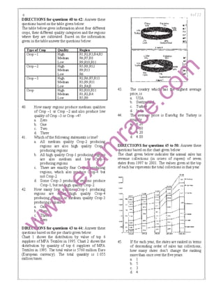 CAT 2002 Previous Year Question Paper with Answer Key | PDF