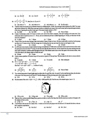 CAT 2009 Previous Year Question Paper with Answer Key | PDF
