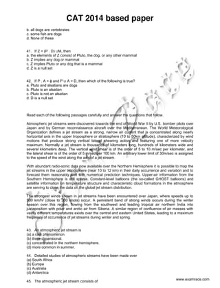 CAT 2014 Previous Year Question Paper with Answer Key | PDF