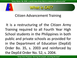 CITIZEN ADVANCEMENT TRAINING | PPTX