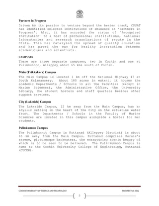 Cat prospectus 2012 | PDF