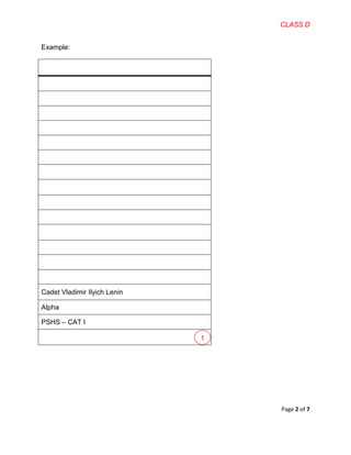 Cat revised guidelines on tickler formatting (with signatures). | PDF