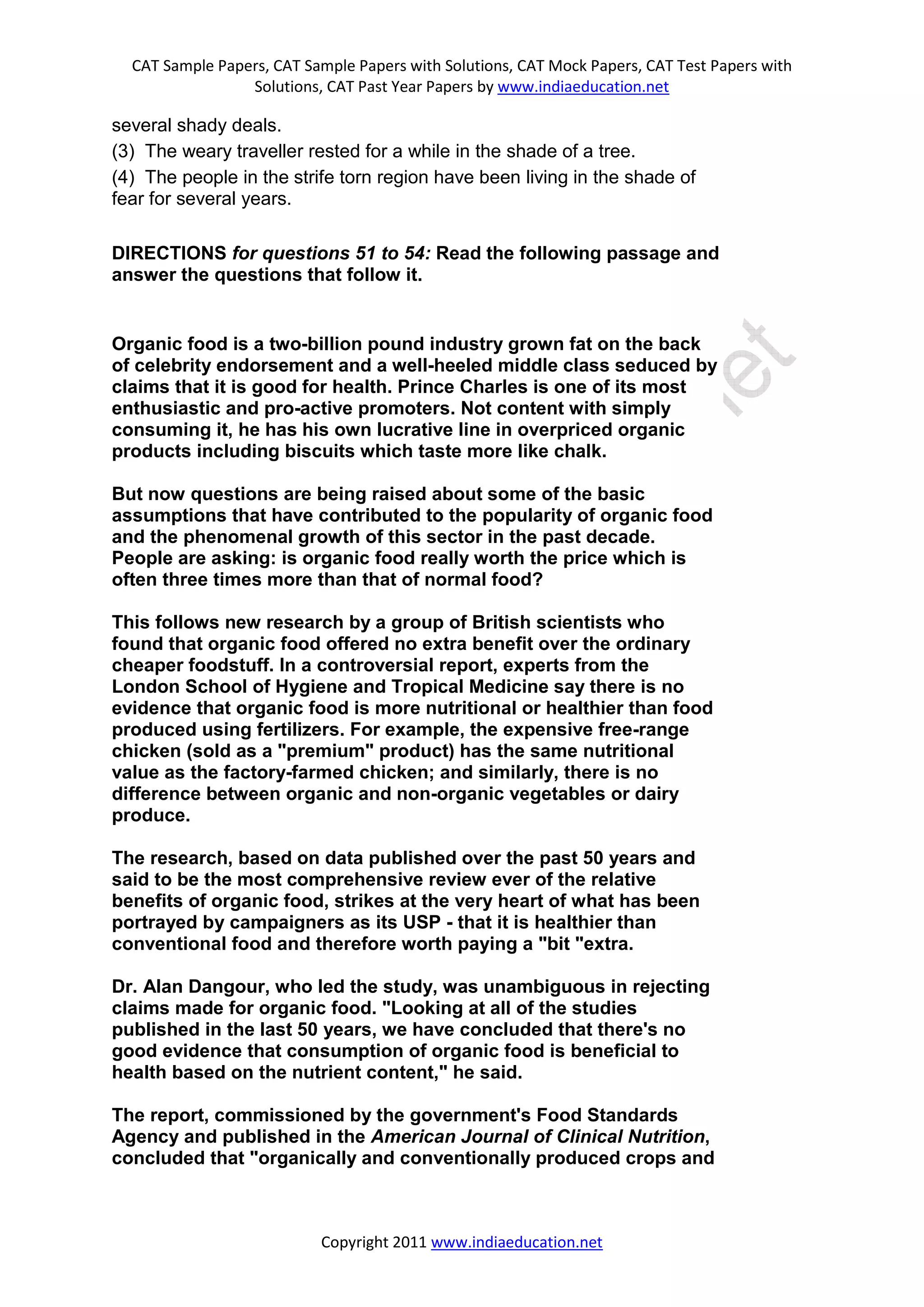 Cat sample-paper-1 | PDF