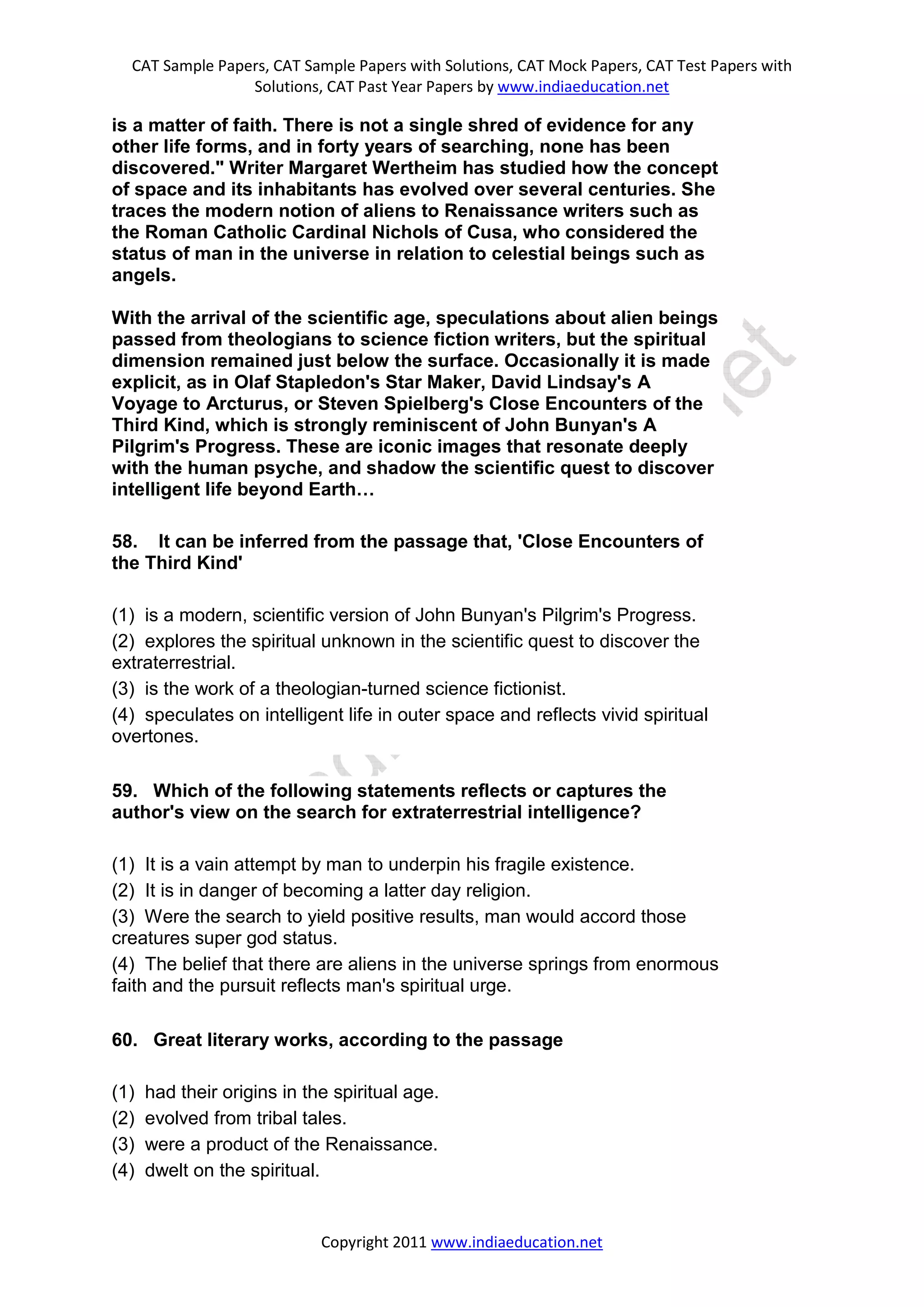 Cat sample-paper-1 | PDF