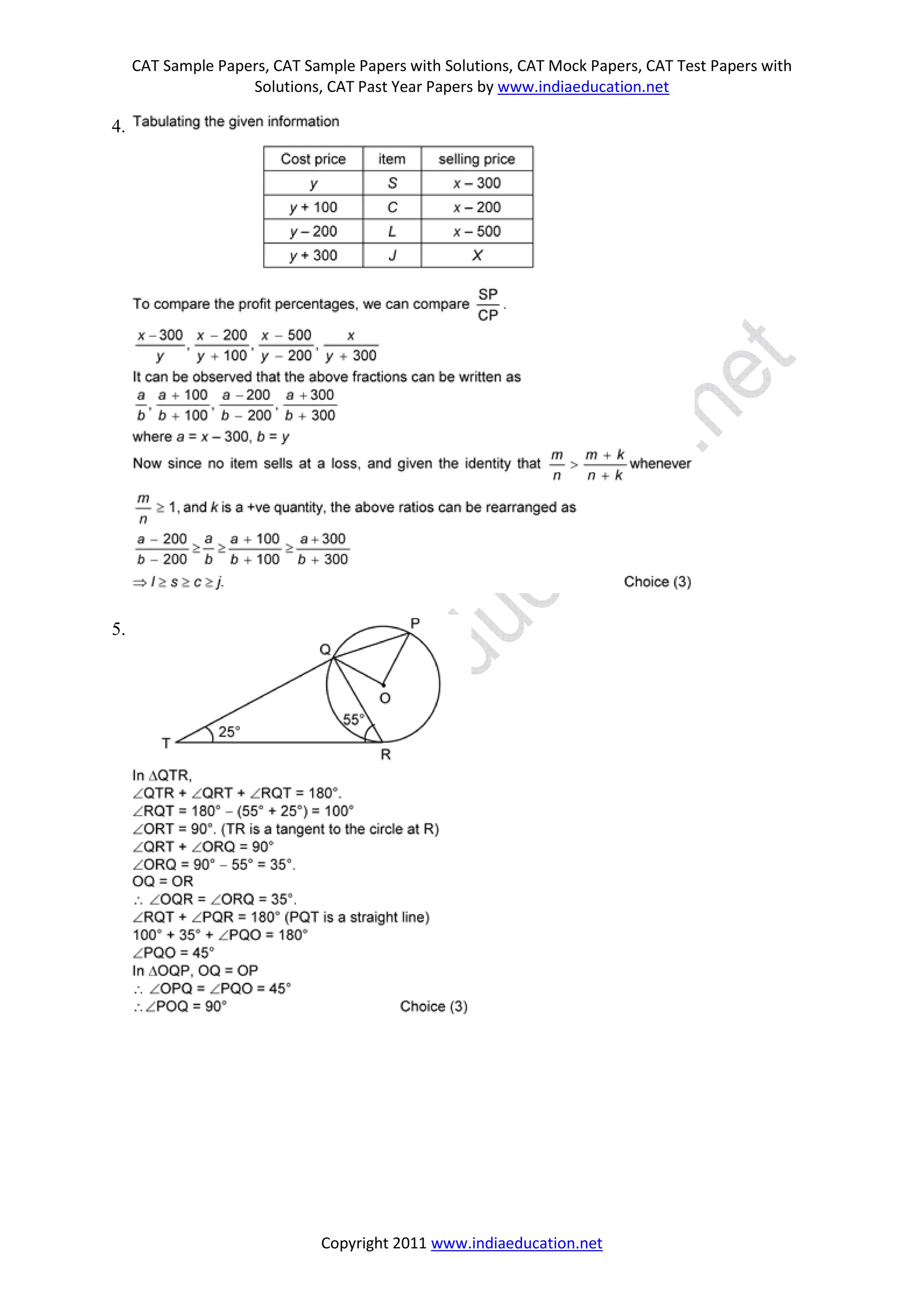 Cat sample-paper-1 | PDF