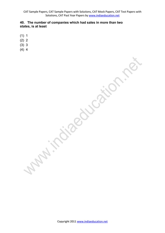 Cat sample-paper-1 | PDF