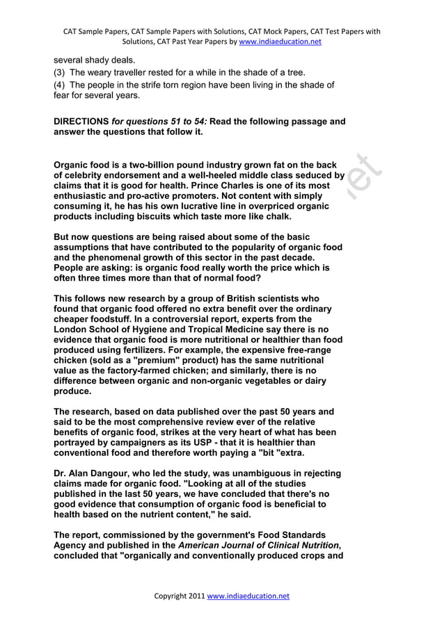 Cat sample-paper-1 | PDF