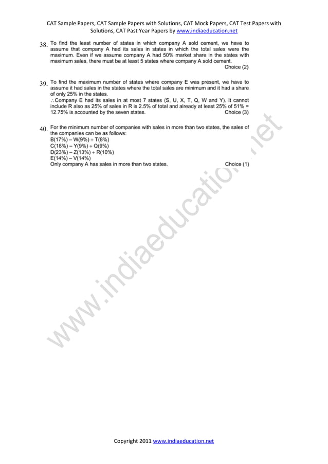 Cat sample-paper-1 | PDF