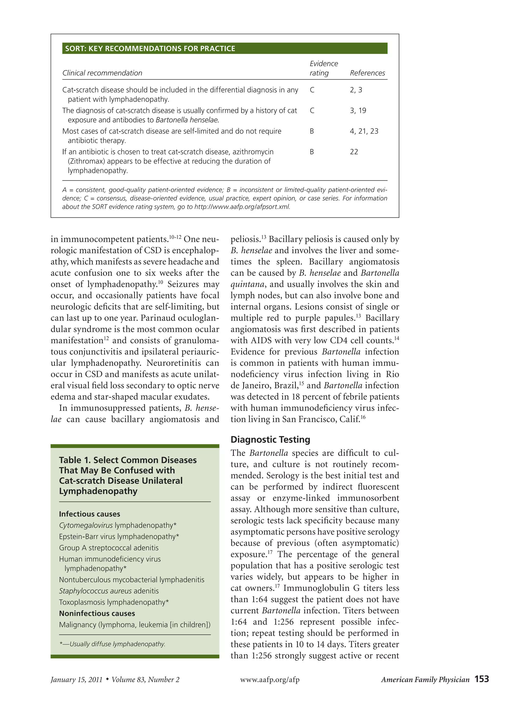 Cat scratch disease | PDF