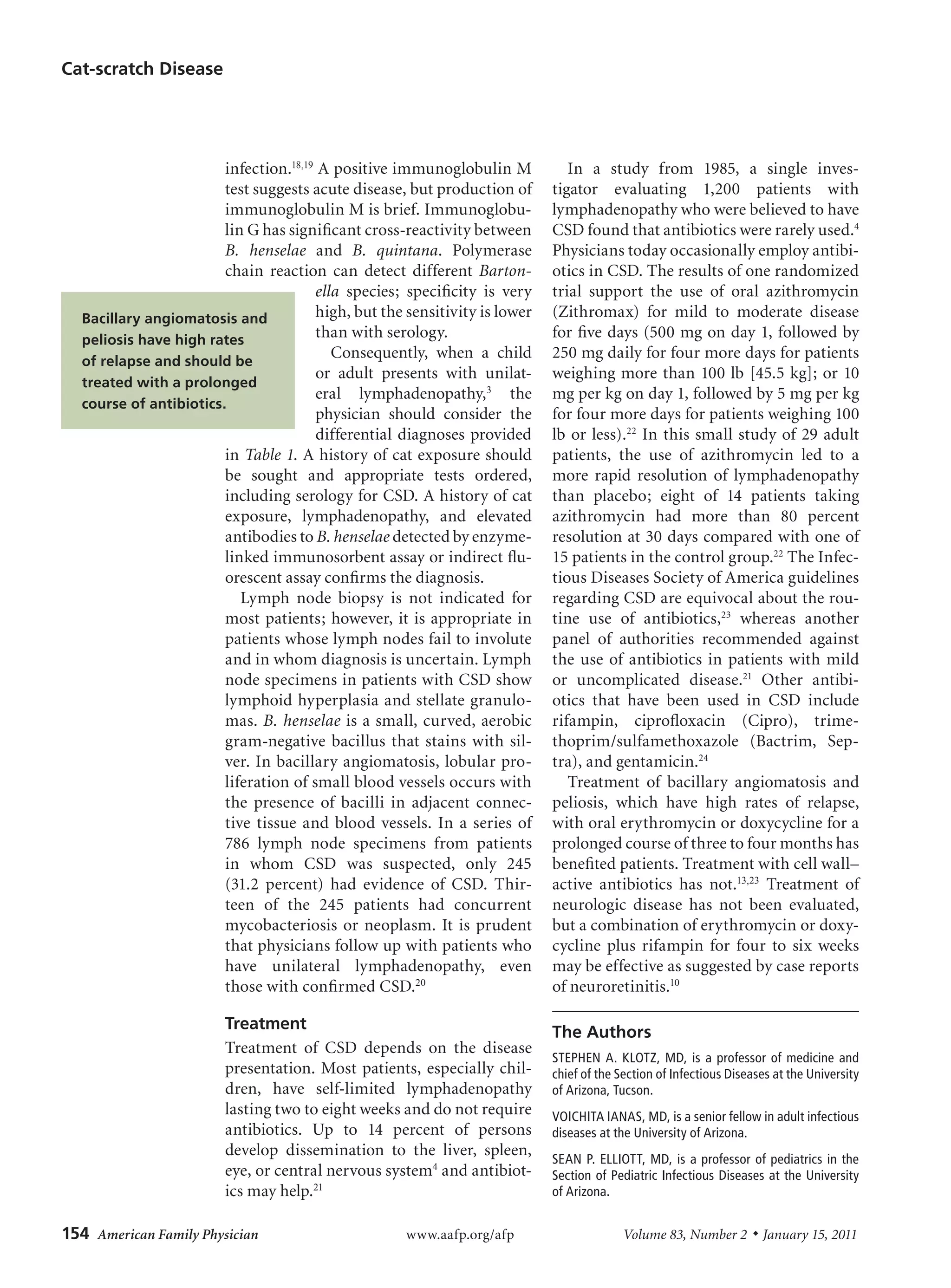 Cat scratch disease | PDF