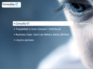 Cat Visin De Trazabilidad Consultia | PPT