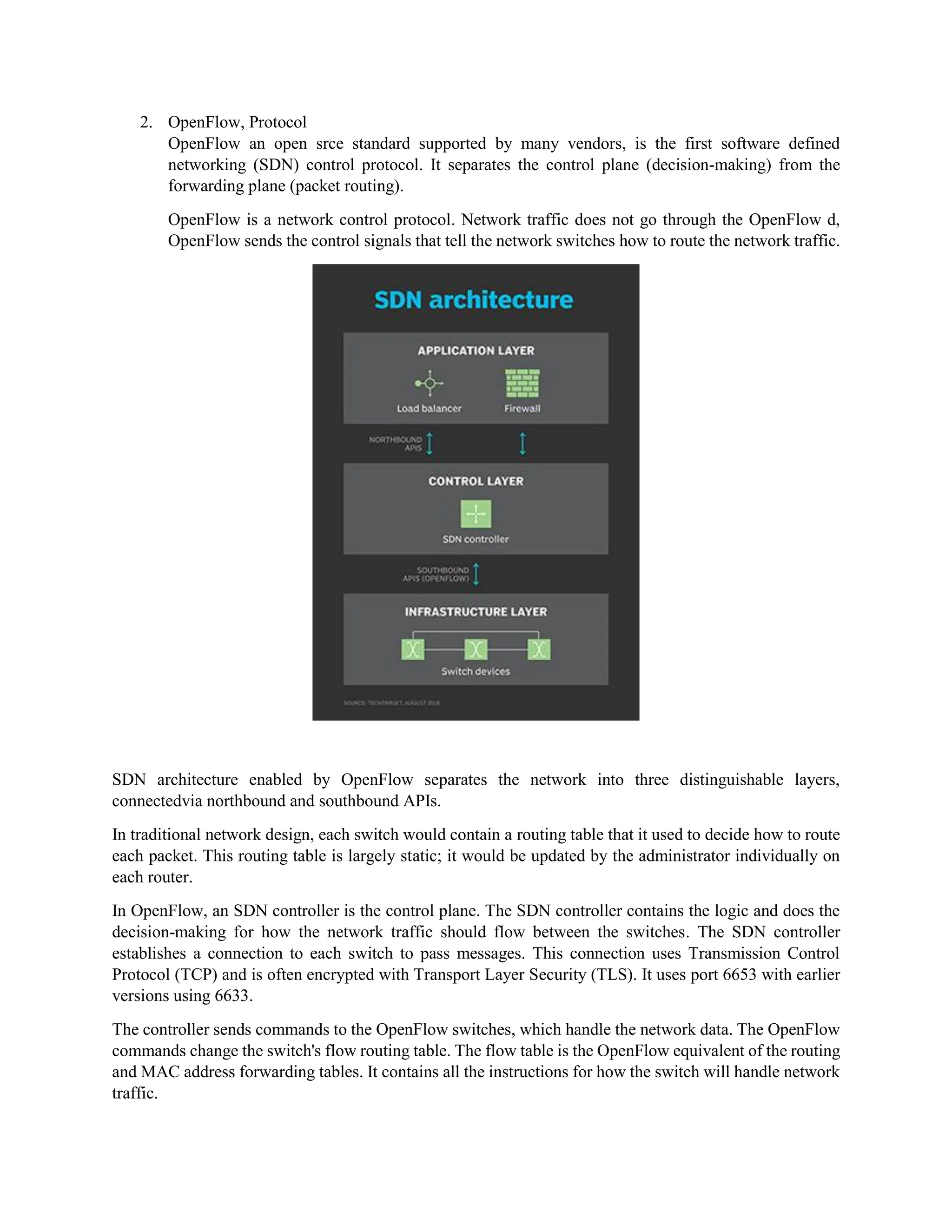 Study materials for software defined networks | PDF