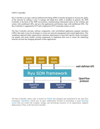 Study materials for software defined networks | PDF | Computer Networking | Computing