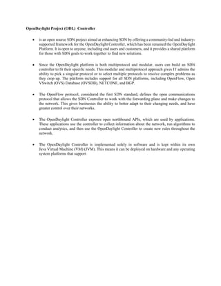 Study materials for software defined networks | PDF | Computer Networking | Computing