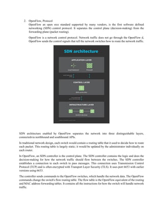 Study materials for software defined networks | PDF | Computer Networking | Computing