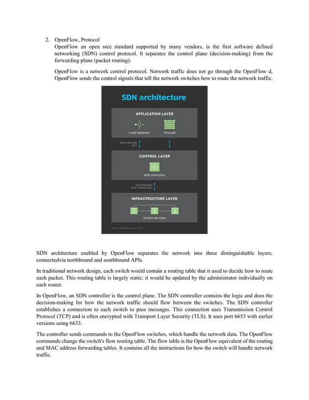Study materials for software defined networks | PDF | Computer Networking | Computing