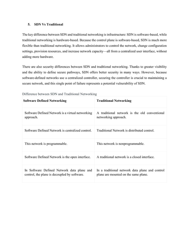 Study materials for software defined networks | PDF | Computer Networking | Computing