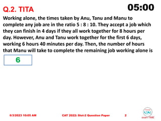CAT 2022 SLOT-2 Question Paper.pptx
