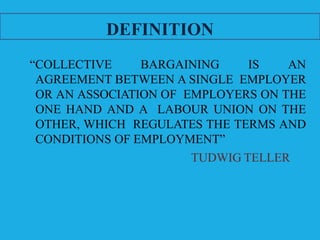 CAT 3. NO. 10. LABOUR LAW...CONCEPT OF COLLECTIVE BARGAINING IN INDIA.pptx
