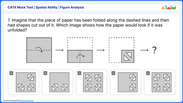 CAT4 example questions.pdf | Educational Assessment | Education
