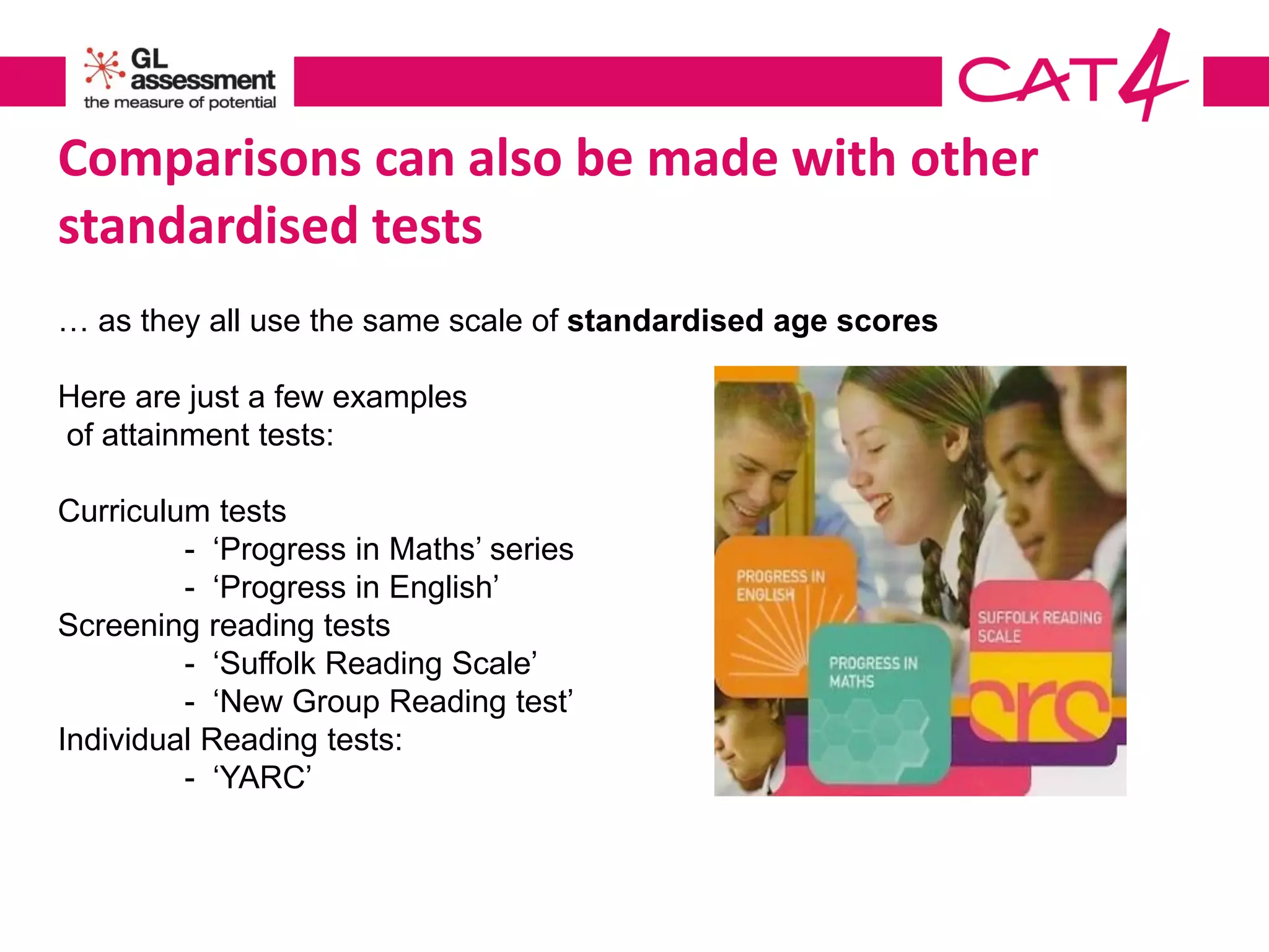 A comprehensive guide to interpreting your CAT4 data | PDF