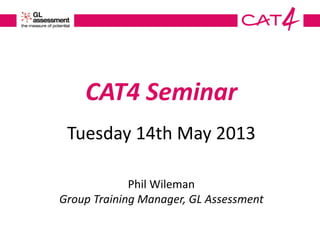 A comprehensive guide to interpreting your CAT4 data | PDF