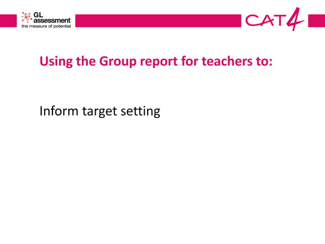 A comprehensive guide to interpreting your CAT4 data | PDF