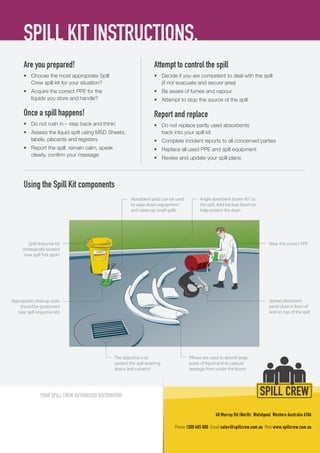 Catalago de produtos spill kits | PDF