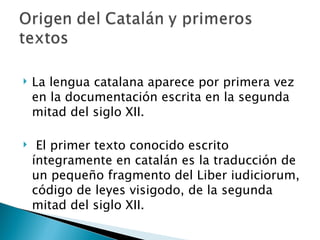 Catalan | PPT