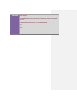 Catalan lesson plan 2 (5 years old) | PDF