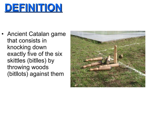 Catalan Bowling Game | PPT