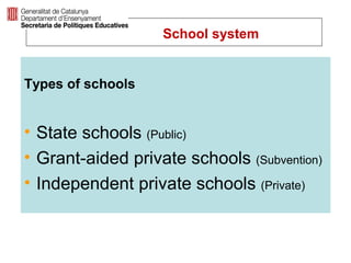 Catalan educational system | PPT