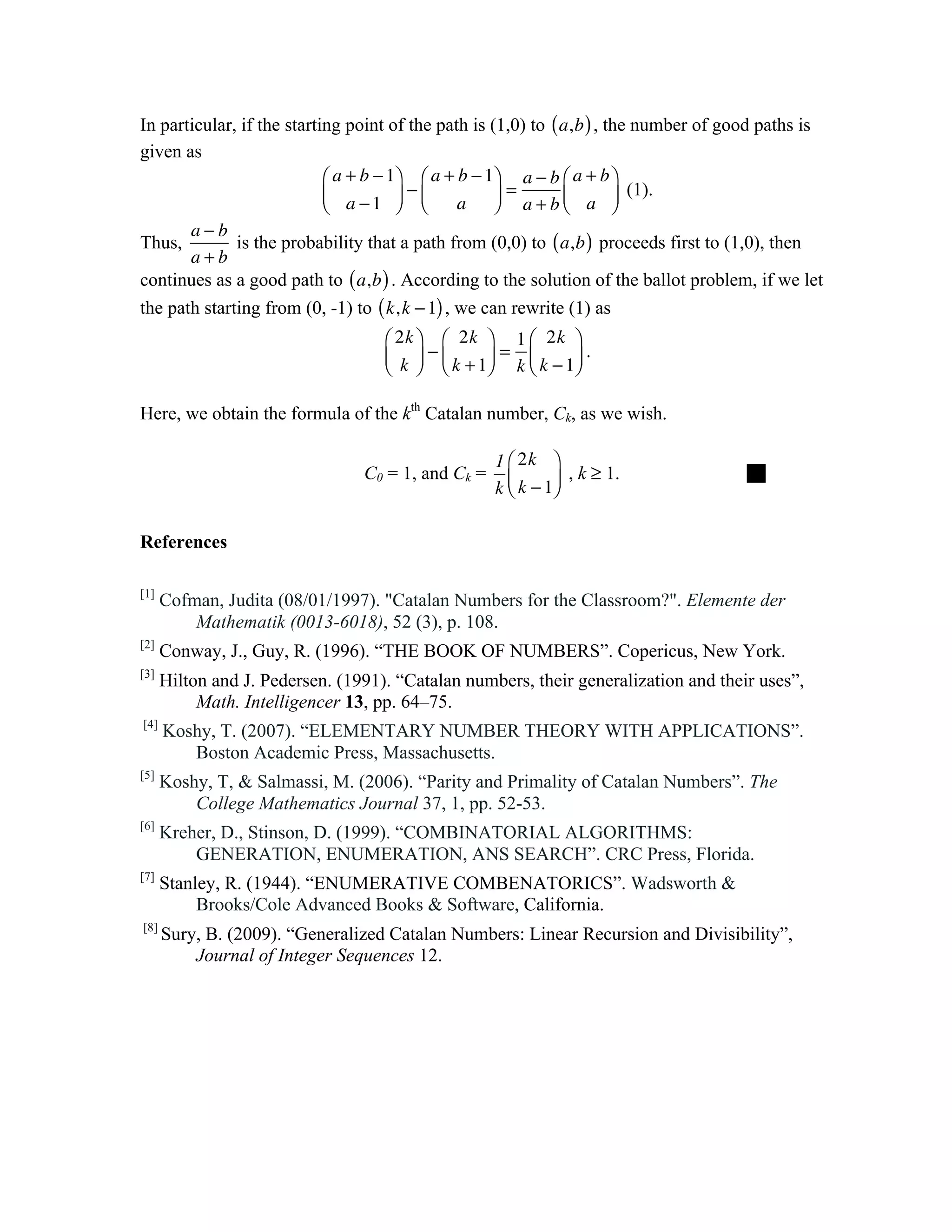 Catalan number edit | PDF