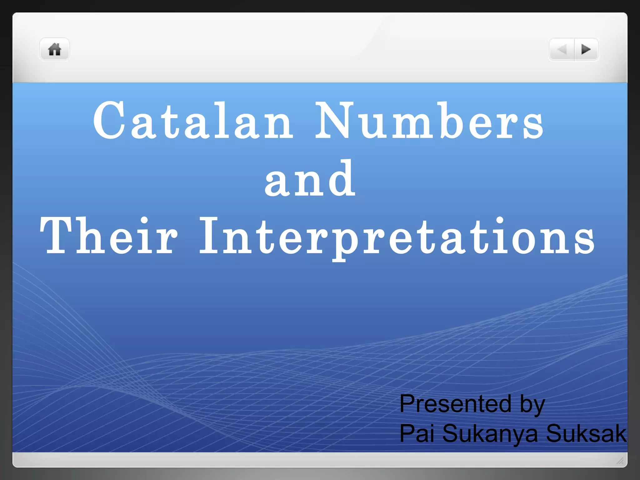 Catalan number presentation2 | PPT