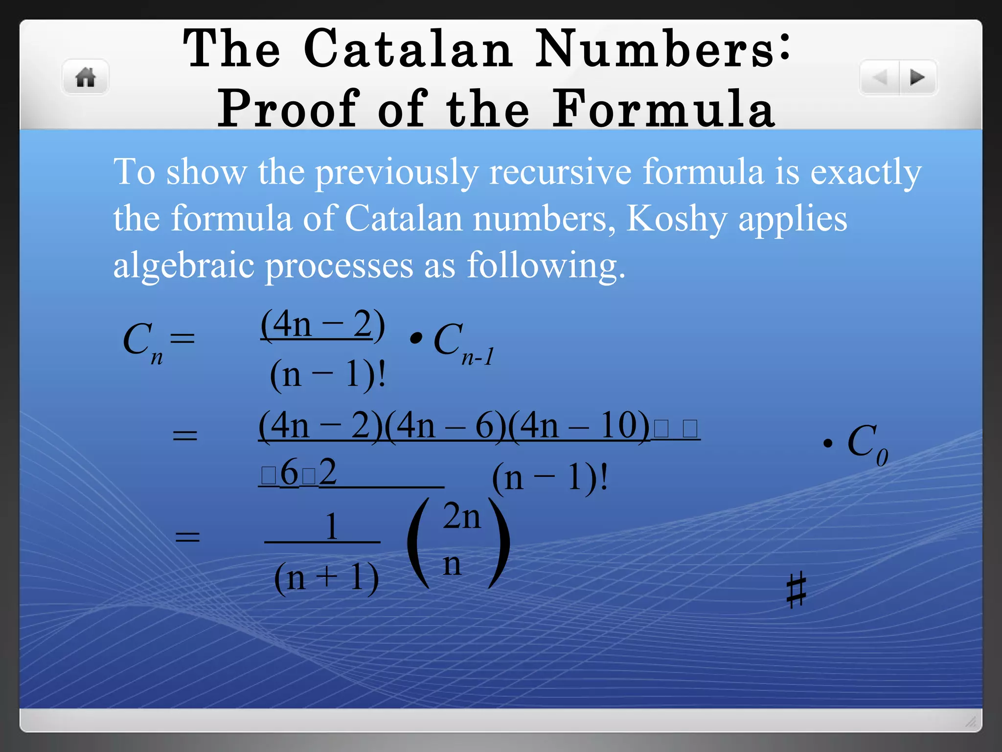 Catalan number presentation2 | PPT