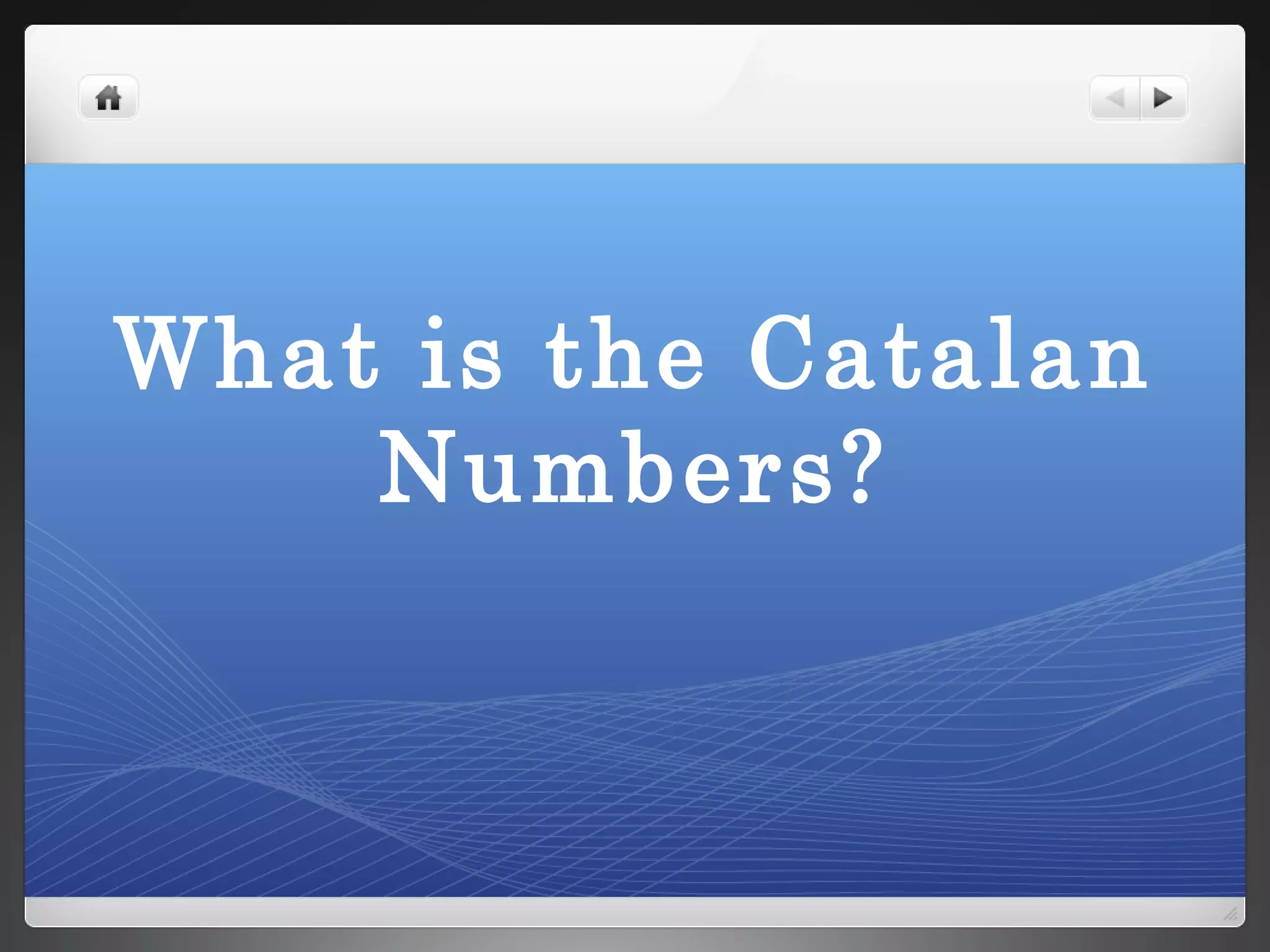 Catalan number presentation2 | PPT