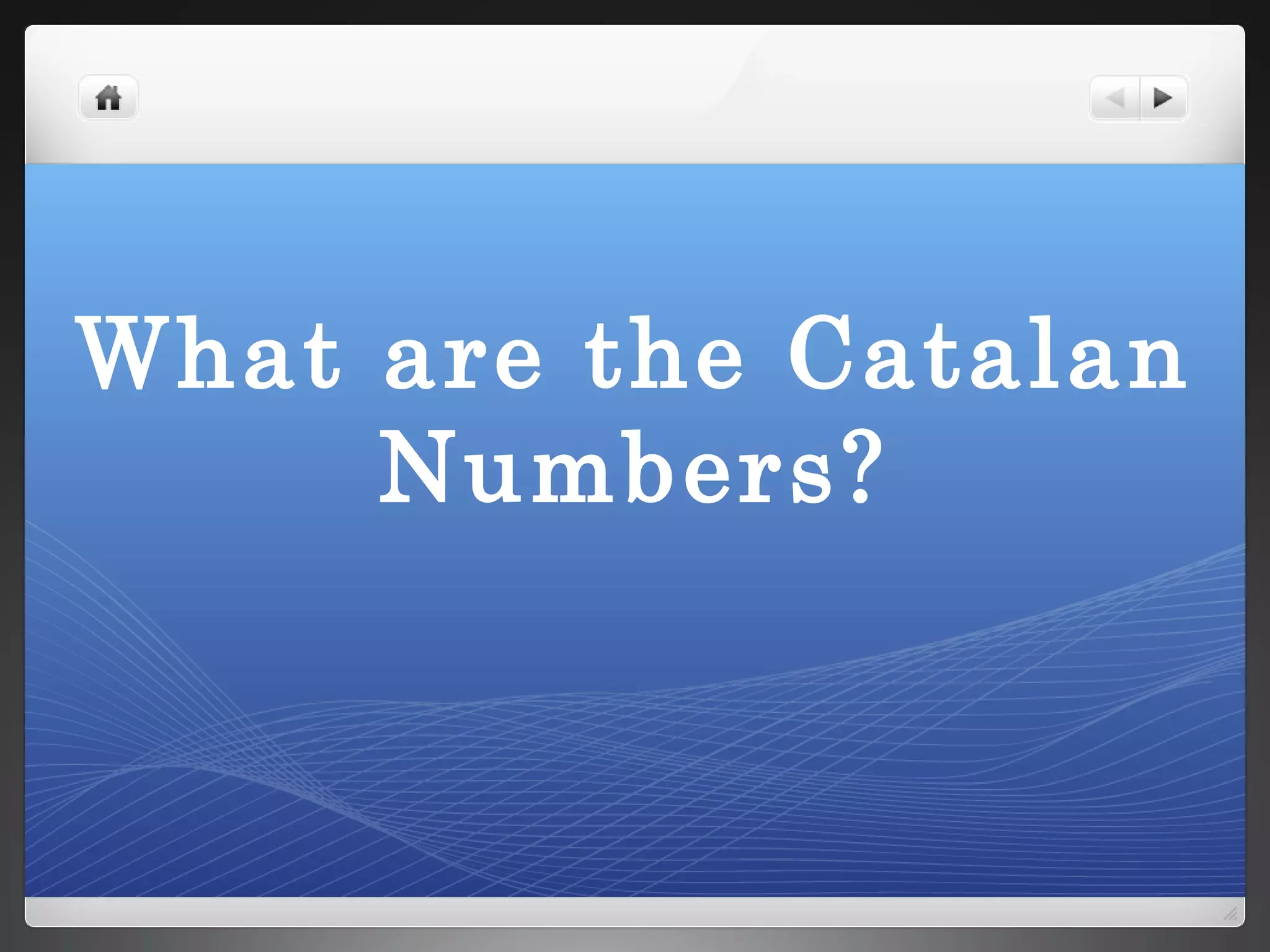 Catalan number presentation2 | PPT