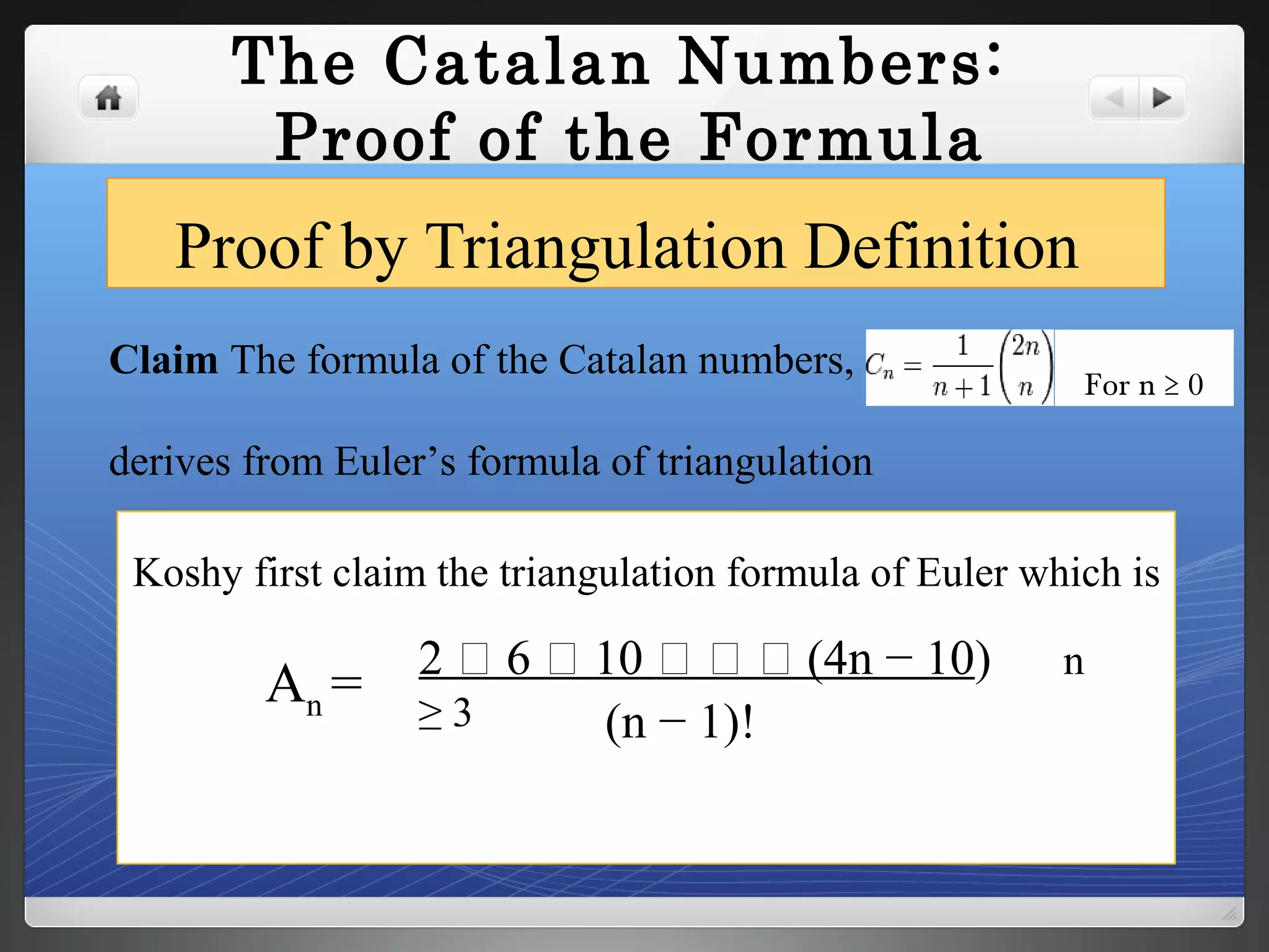 Catalan number presentation2 | PPT