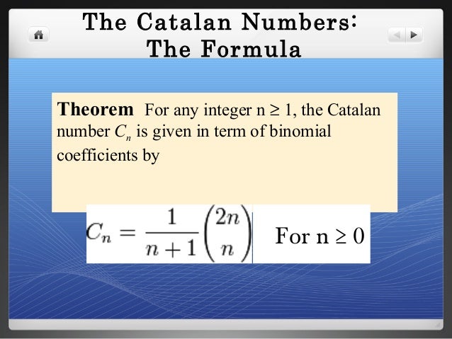 Catalan number presentation2