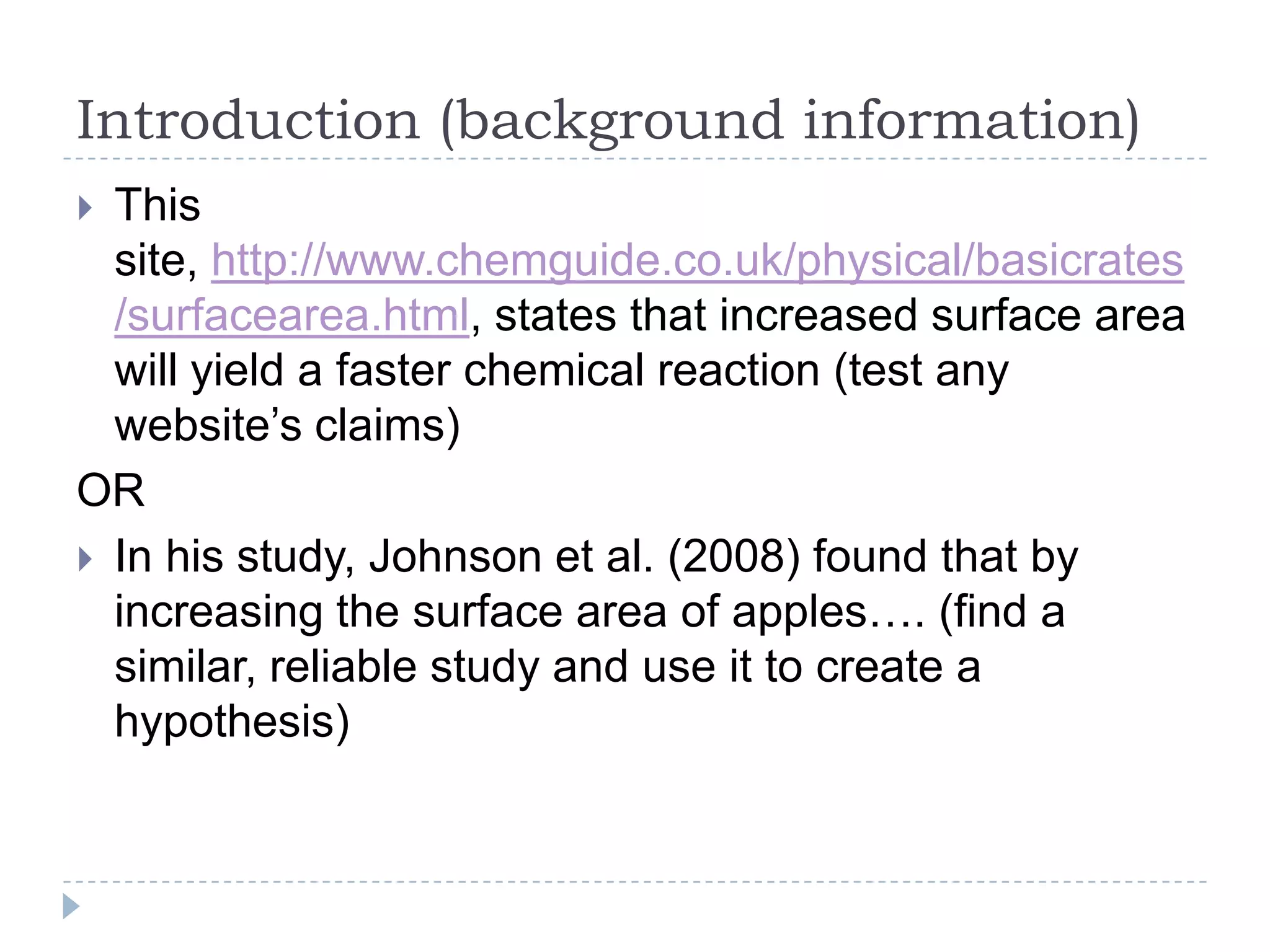 Catalase lab example | PPTX