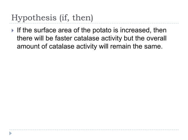 Catalase lab example | PPT