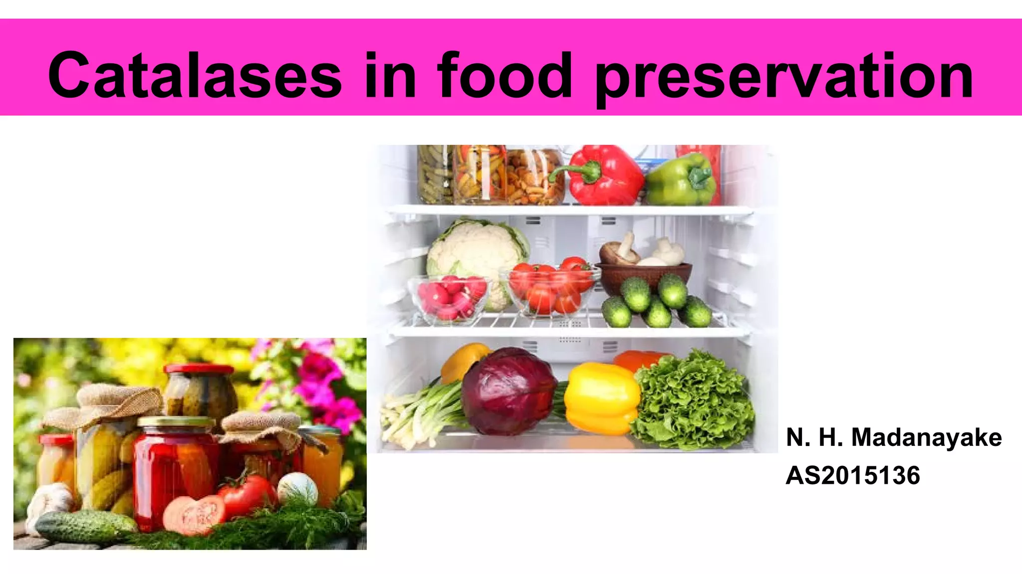 Catalases in food preservation | PDF