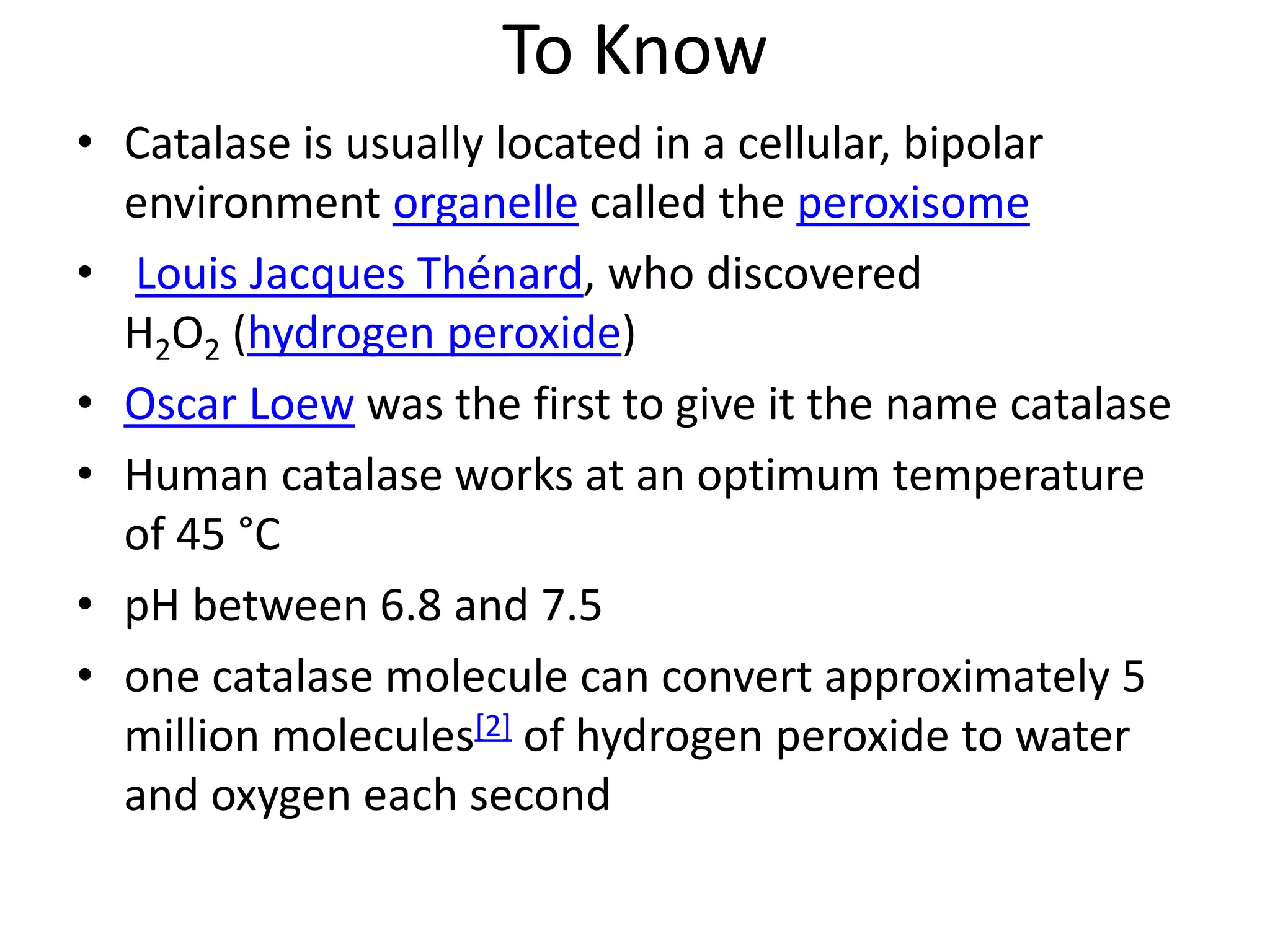 Catalase test | PPTX