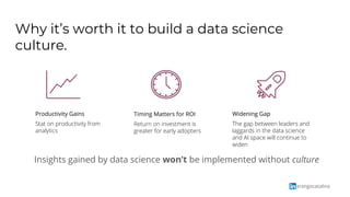 Data Science Salon: Building a Data Science Culture | PDF | Business | Business and Finance