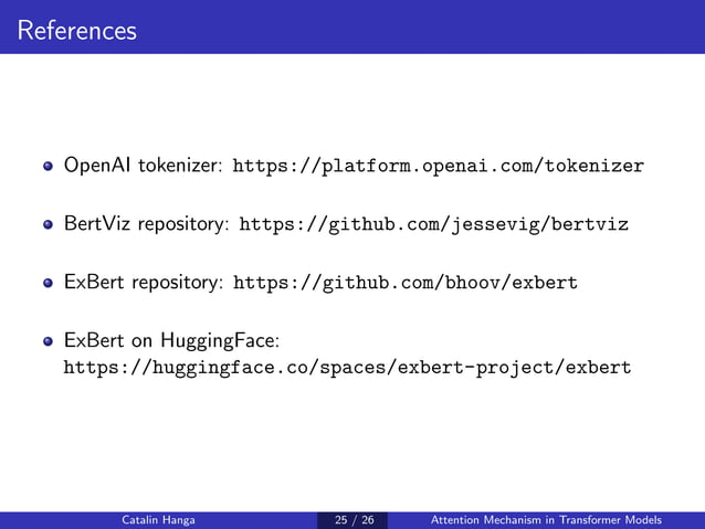 [DSC Europe 23] Catalin Hanga - Unveiling the Unseen: Visualizing the Attention Mechanism in ...