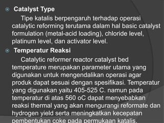 Catalitik reforming proses | PPTX